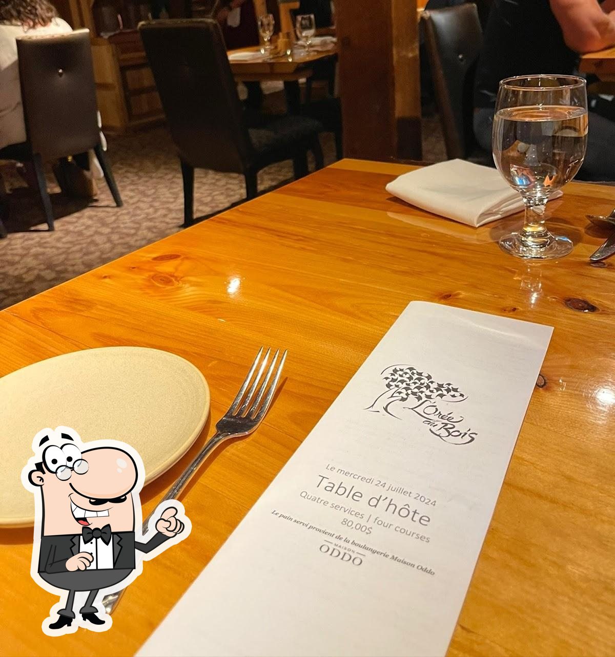 L'Orée du Bois, Chelsea - Restaurant menu, prices and reviews