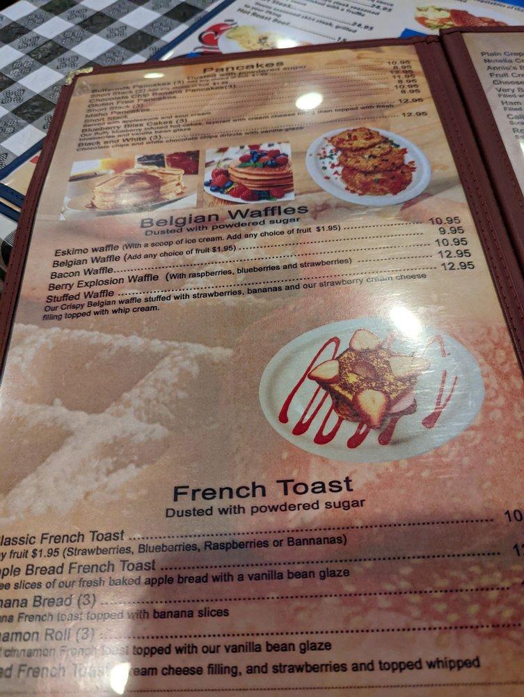 Menu at Annie’s Restaurant & Pancake House, Palatine