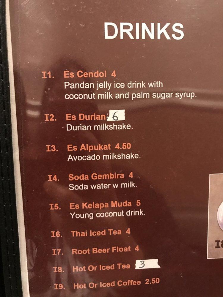 Menu at Wayang Restaurant Halal, Alhambra