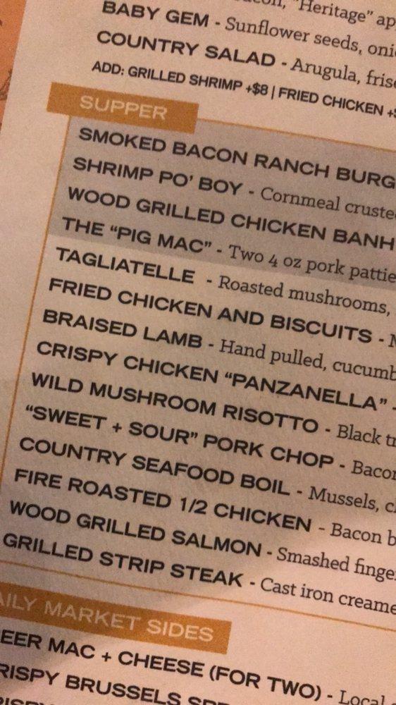 Menu at Heritage Food and Drink pub & bar, Wappingers Falls