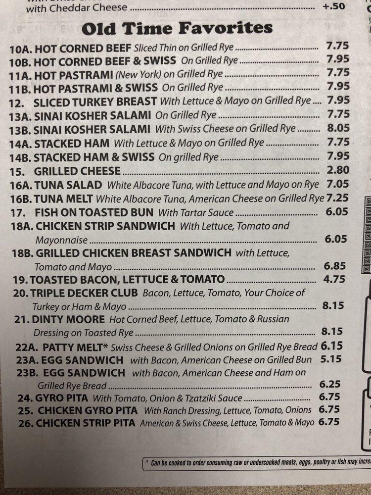 Menu at House of Reuben (Original Owners) restaurant, Sterling Heights