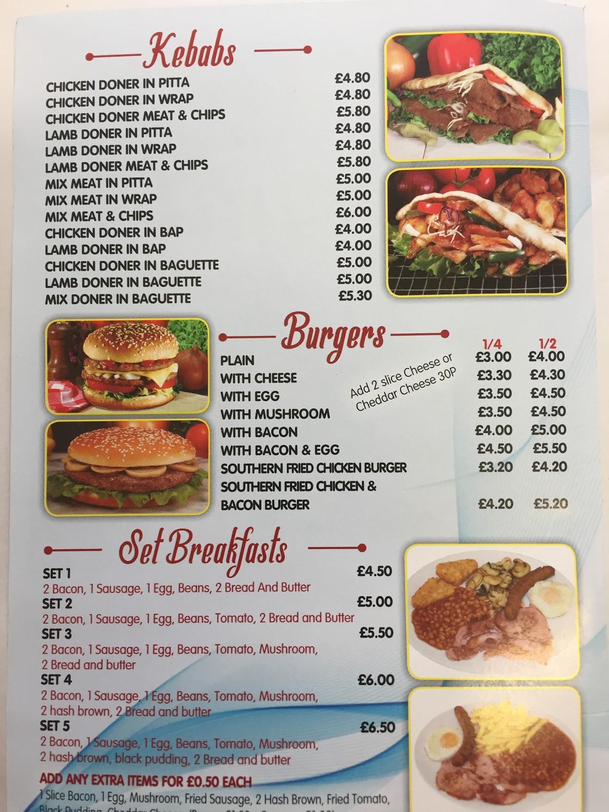 Menu at The Royal Deli fast food, Crawley