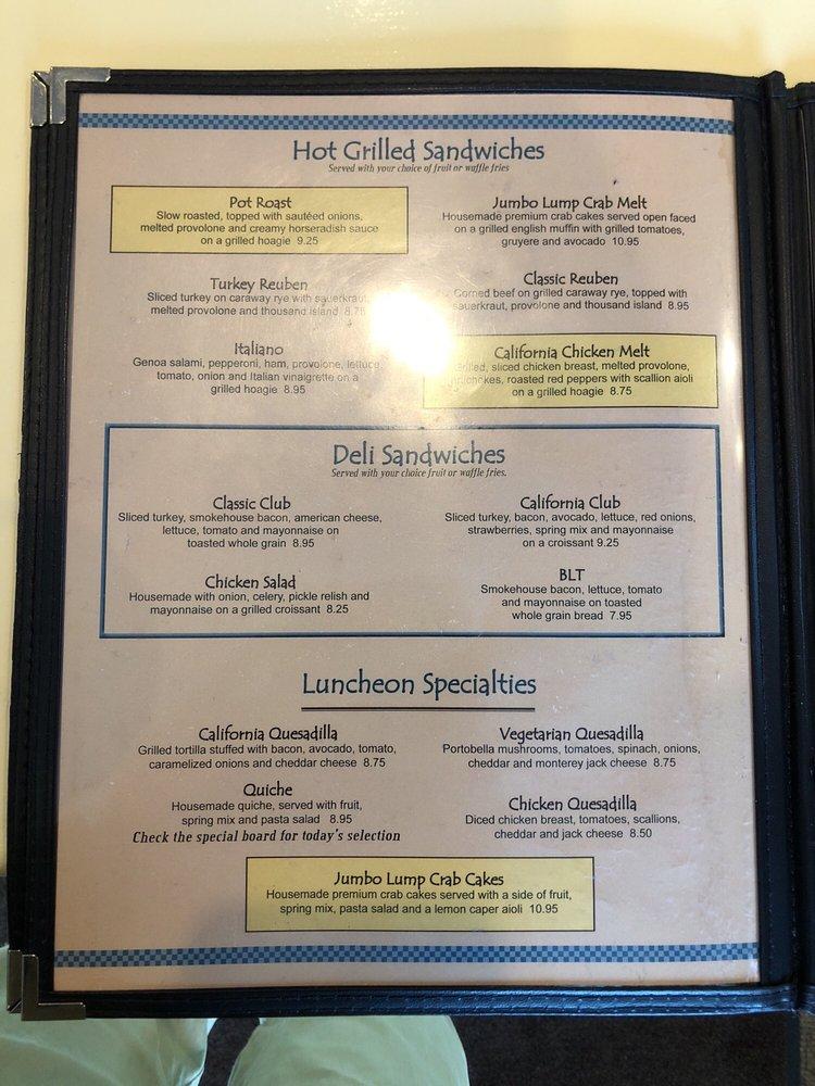 Menu at Breakfast Club, Farmington Hills