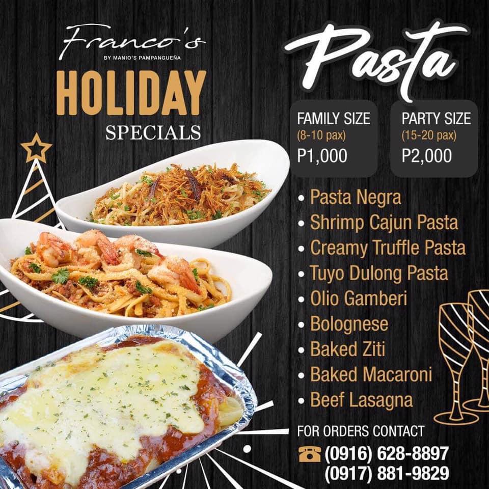 Menu at Manio's Pampanguena Restaurant & Events Place Tuguegarao City ...