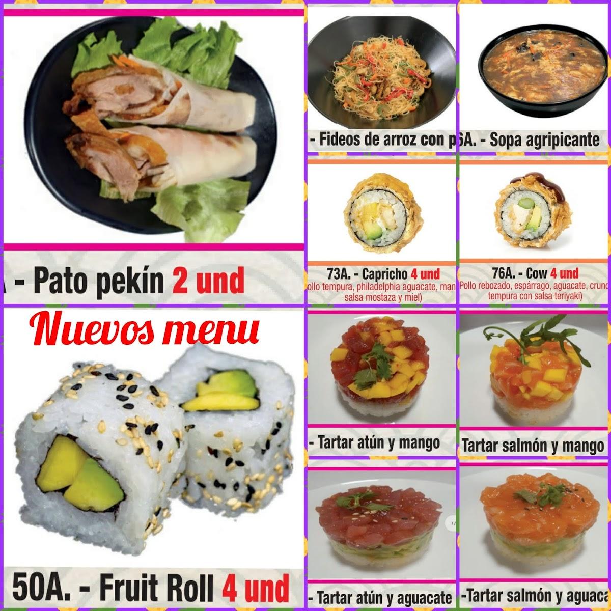 Menu at Sushihut restaurant, Marratxí
