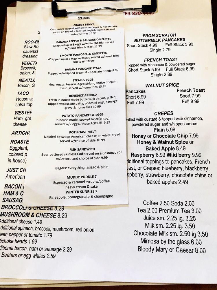 Menu at The Howling Rooster Restaurant & Bar, Buffalo, 529 Englewood Ave