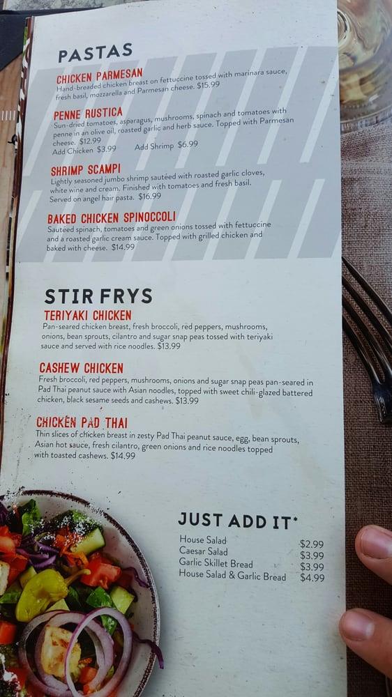 Menu at Crabby Joe's Bar • Grill, Exeter