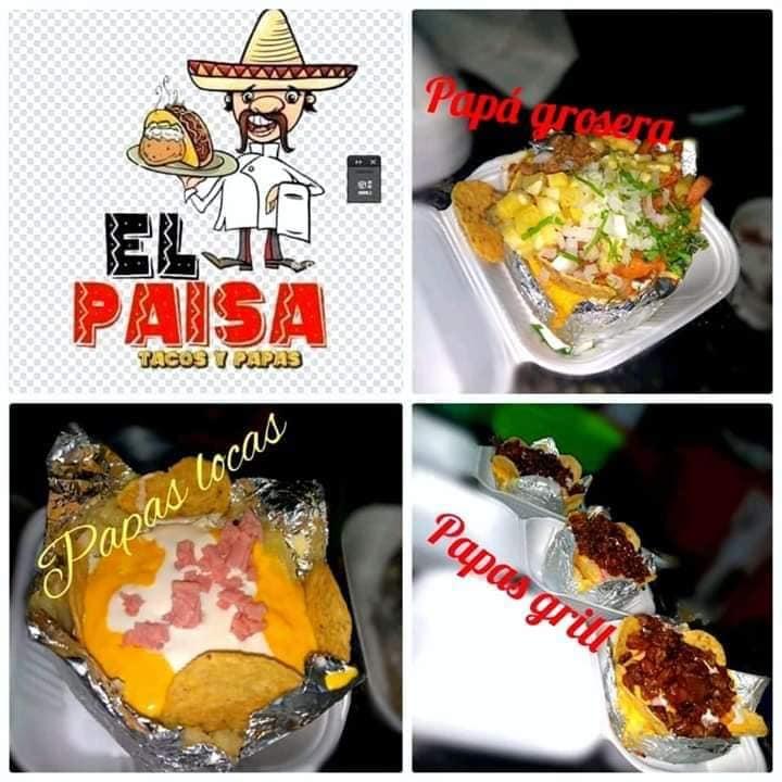 Menu at El Paisa restaurant, Las Choapas