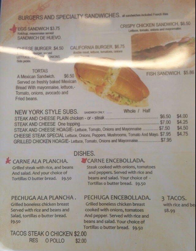 Menu at Golden Chicken & Bread restaurant, Richmond