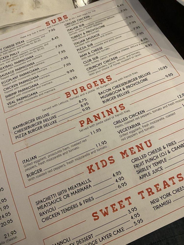 Menu at Michael’s Pizza of Carolina Forest pizzeria, Myrtle Beach