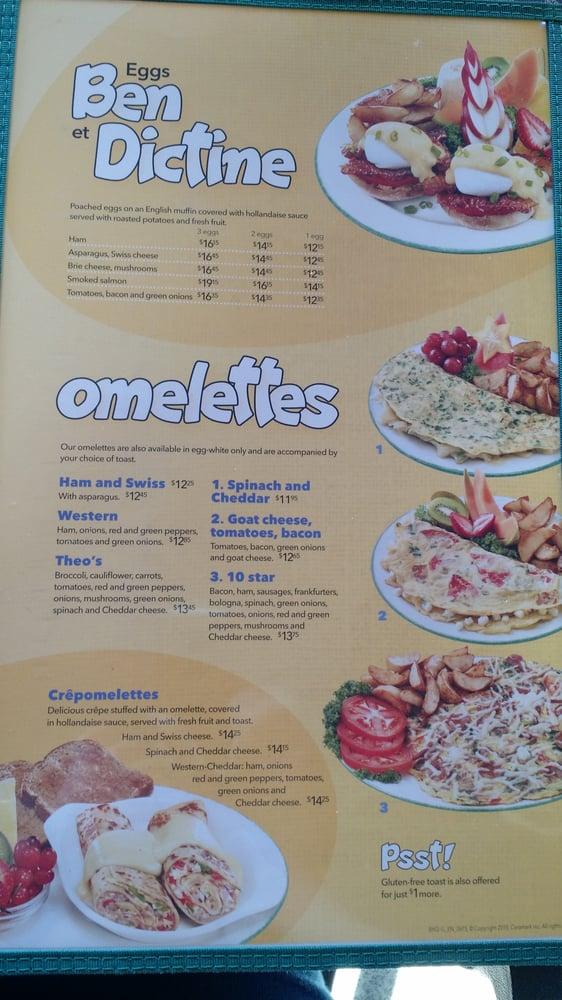 Menu at Cora Breakfast and Lunch restaurant, Coquitlam