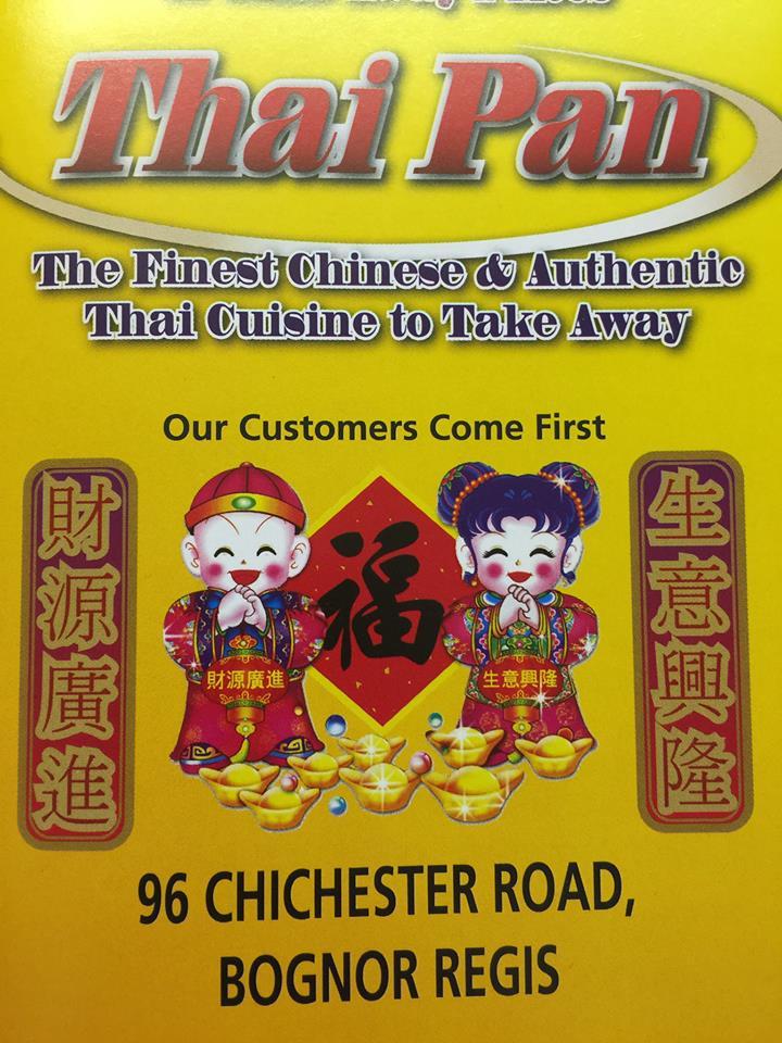 Thai Pan Chinese & Thai Take Away in Bognor Regis - Restaurant menu and ...