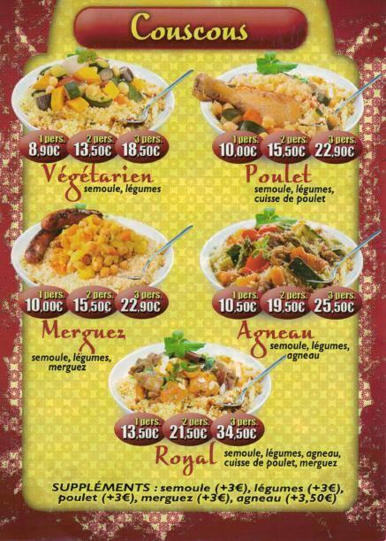 Menu at Pizza Pro restaurant, Viarmes