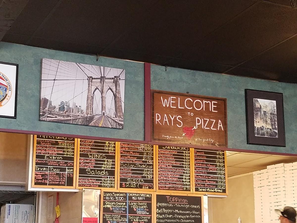 Menu at Ray's Pizza pizzeria, Phoenix, W Union Hills Dr #5