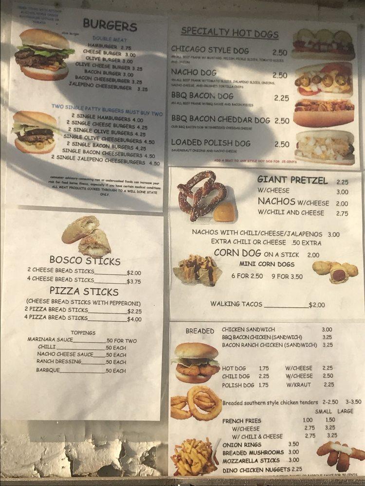 Menu at Dairy Ranch, Dorr