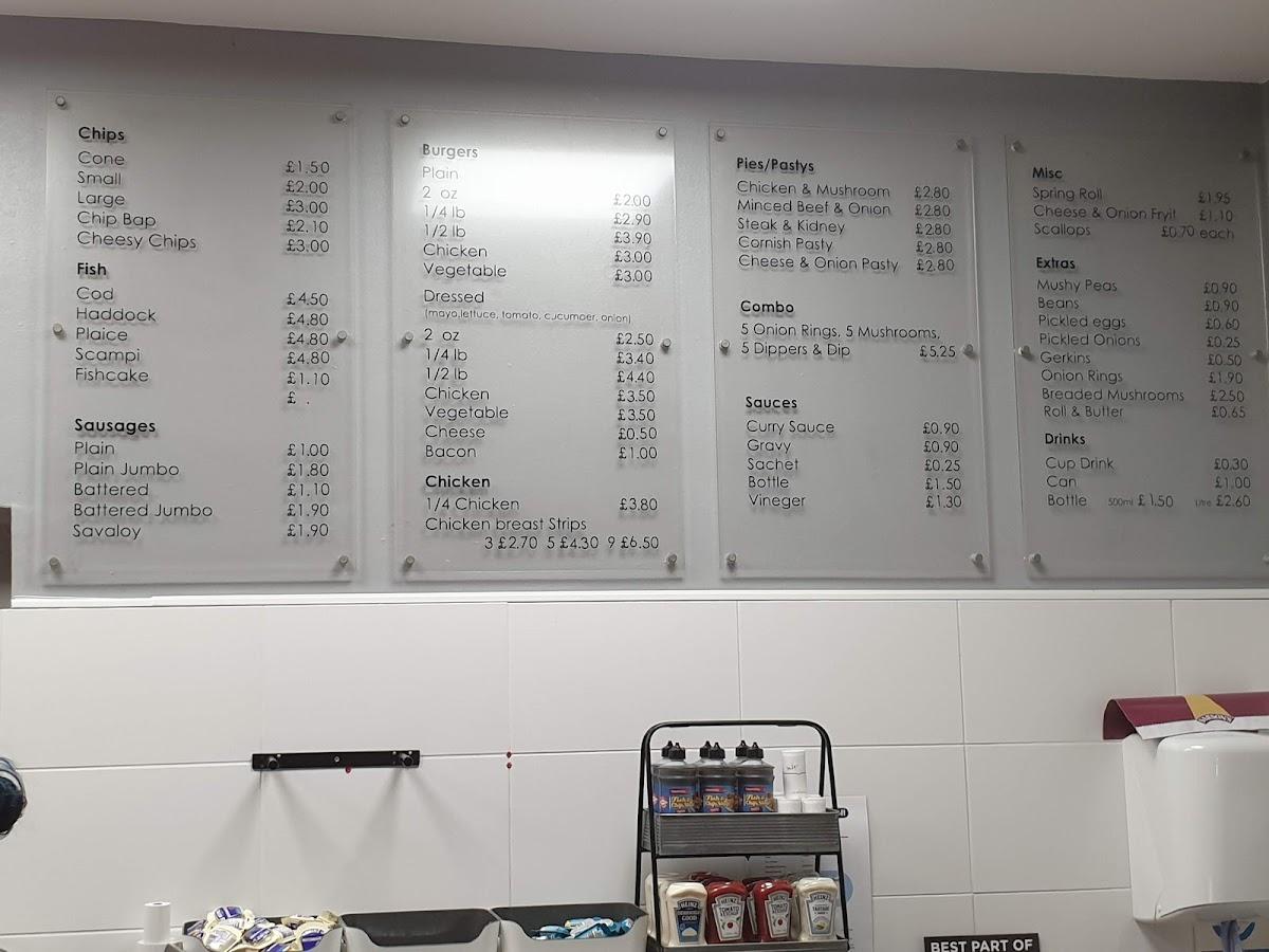 Menu at Lakeside Takeaway fast food, Cheltenham