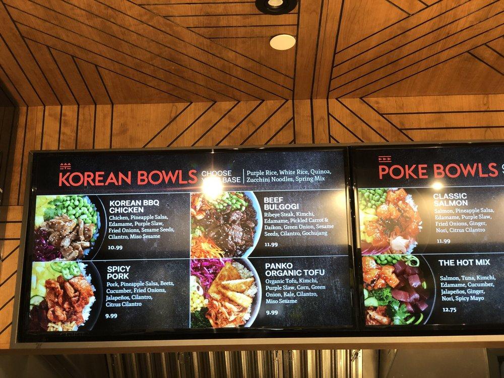 Menu at Koha Pacific Kitchen restaurant, Mississauga