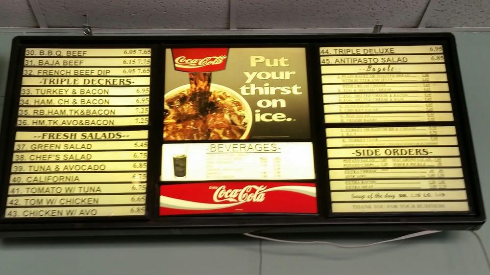 Menu at Sandwich Plus restaurant, Anaheim