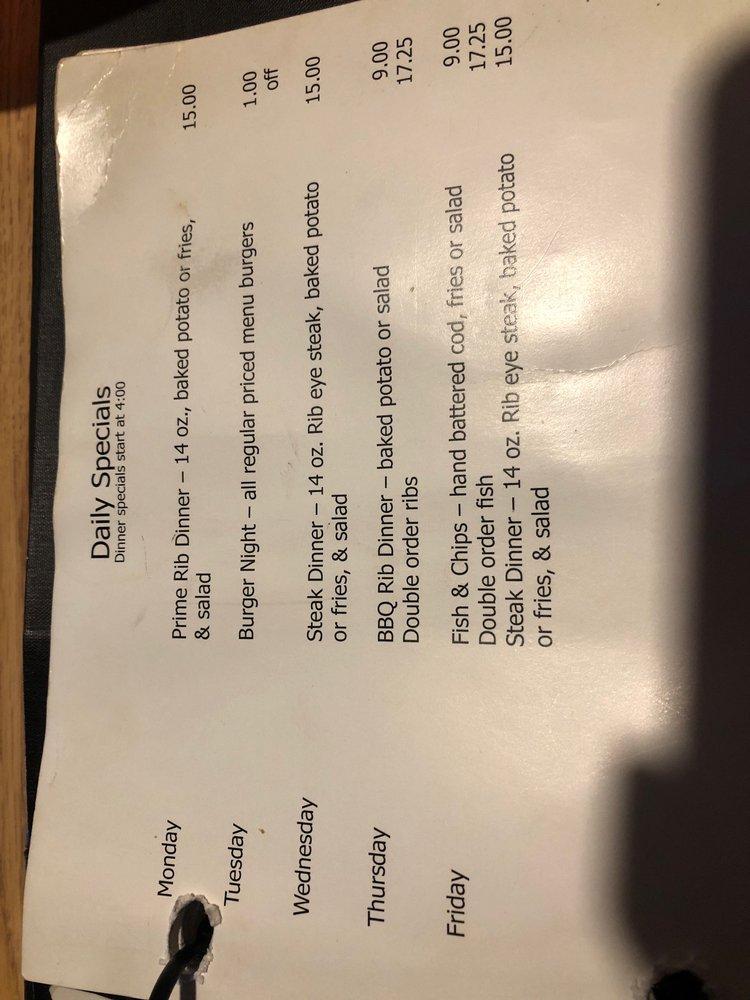 Menu at Pla-Mor Bar & Grill, Maple Valley