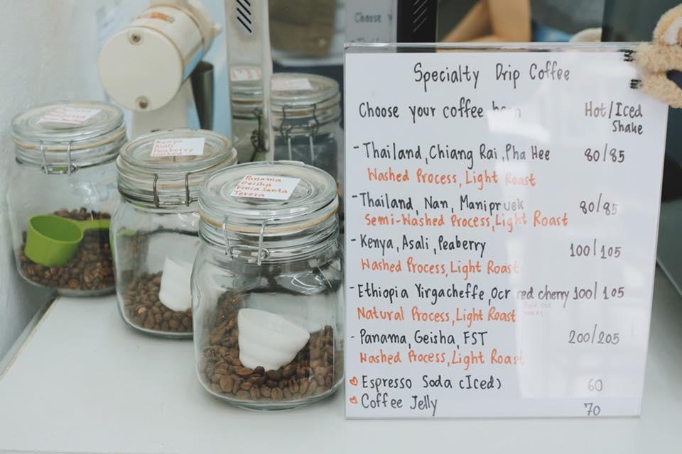 Menu at Prompt Cafe Drip Coffee, Mueang Chiang Rai, 880/2