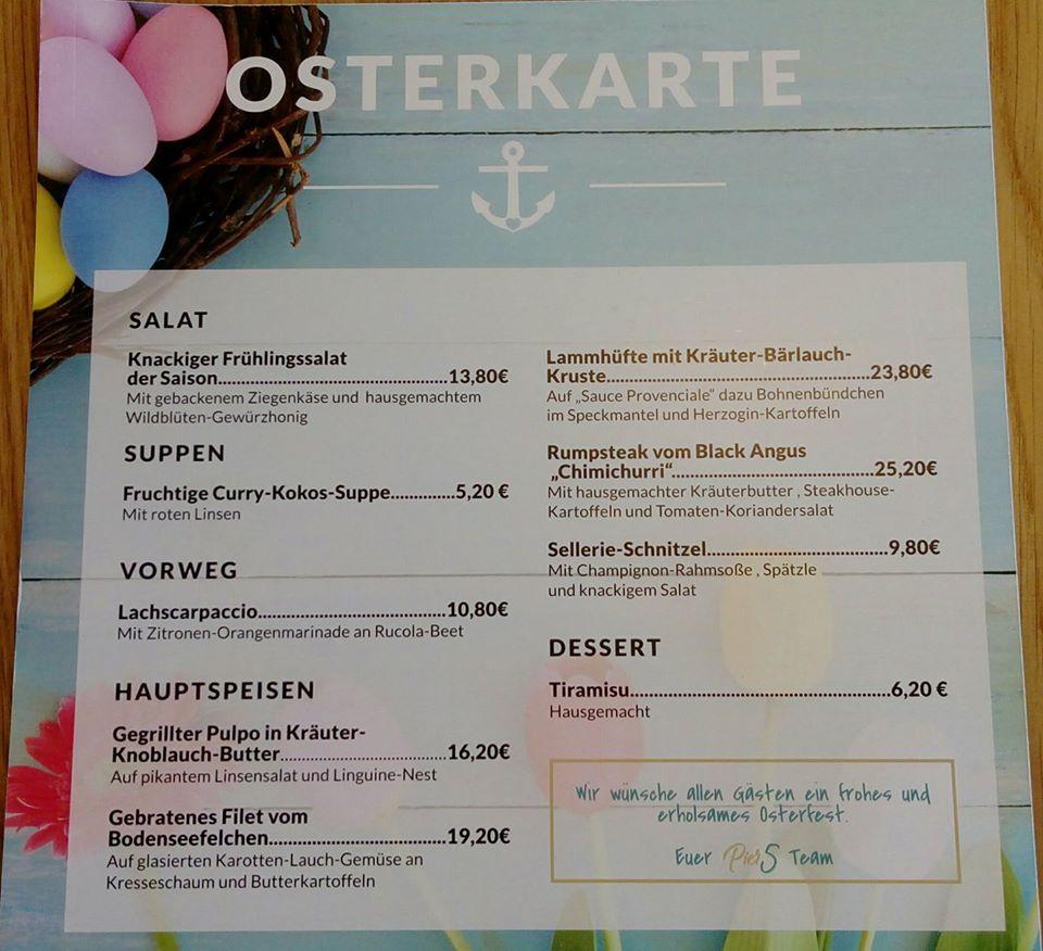 Speisekarte von Restaurant Strandbad Reichenau, Reichenau