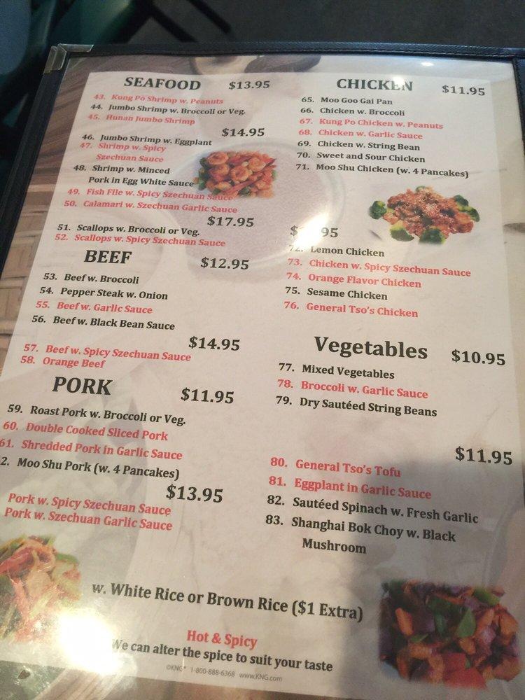 Menu at Dim Sum II Chinese Restaurant, Cranford
