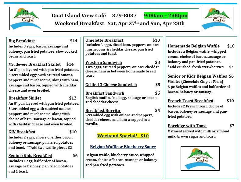 Goat Island View Cafe in Eskasoni - Restaurant reviews