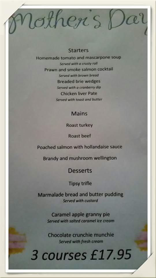 Menu at The New Inn pub & bar, Daventry