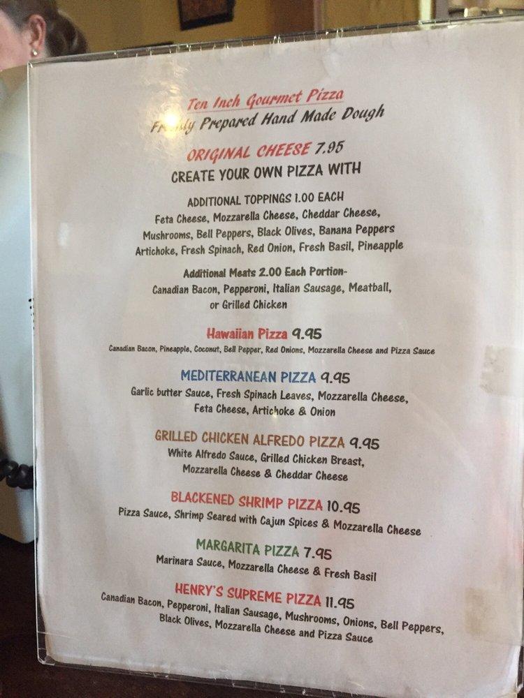 Menu at Parran's Po-Boys & Restaurant, Metairie, Veterans Blvd
