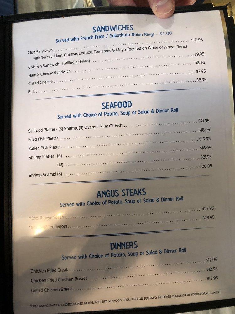 Carta de Jake's Bar & Grill, South Padre Island