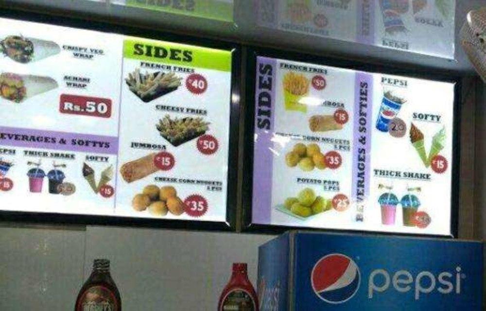 Menu at Jumboking, Mumbai, Municipal Store