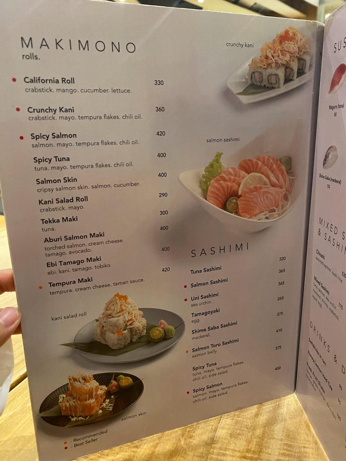 Menu at Kenji Tei - Alabang Town Center restaurant, Muntinlupa, Ground ...