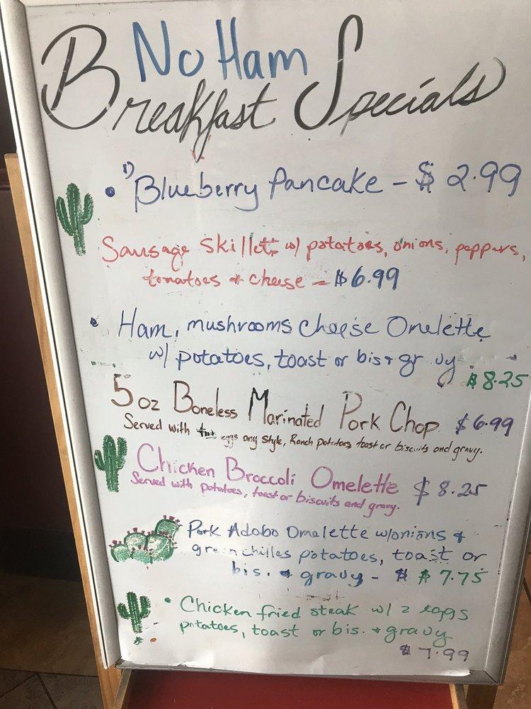 Menu at Linda's Hoosier Cafe, Mesa, E University Dr UNIT 101