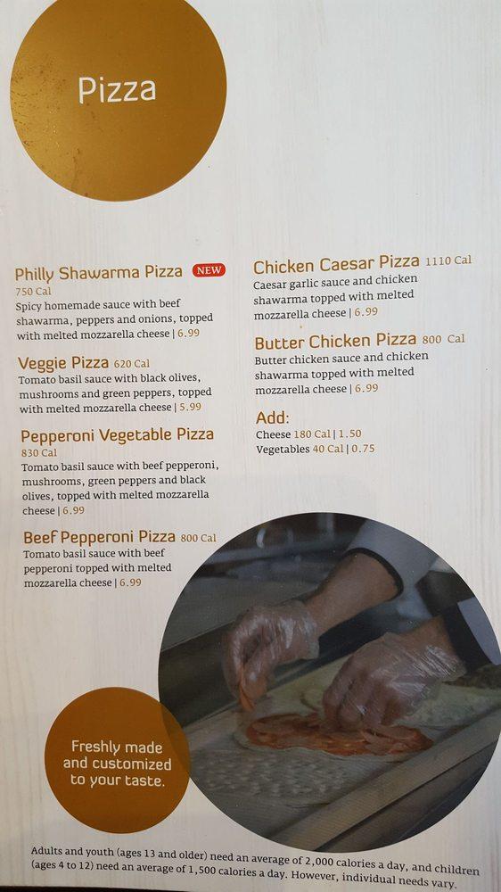 Menu at Paramount Middle Eastern Kitchen restaurant, Toronto, The Queensway