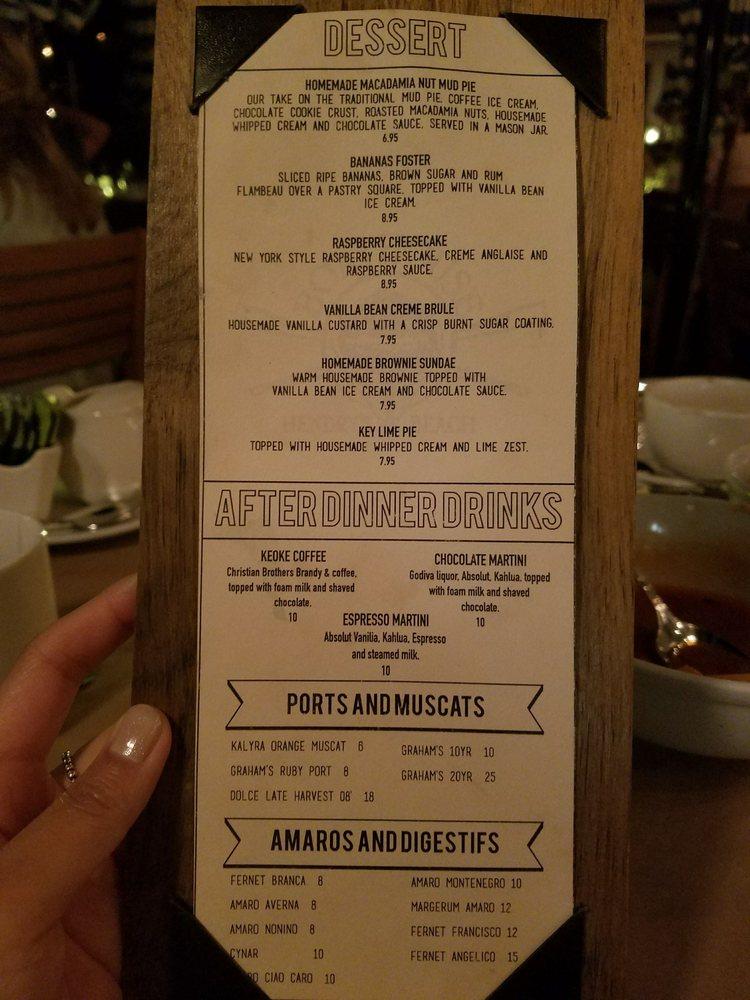 Menu at Boathouse at Hendry's Beach restaurant, Santa Barbara