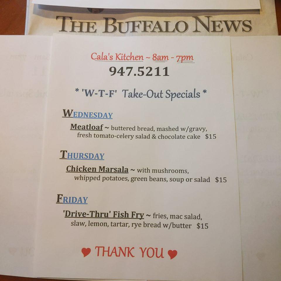 Menu at Cala's Kitchen and Catering restaurant, Derby
