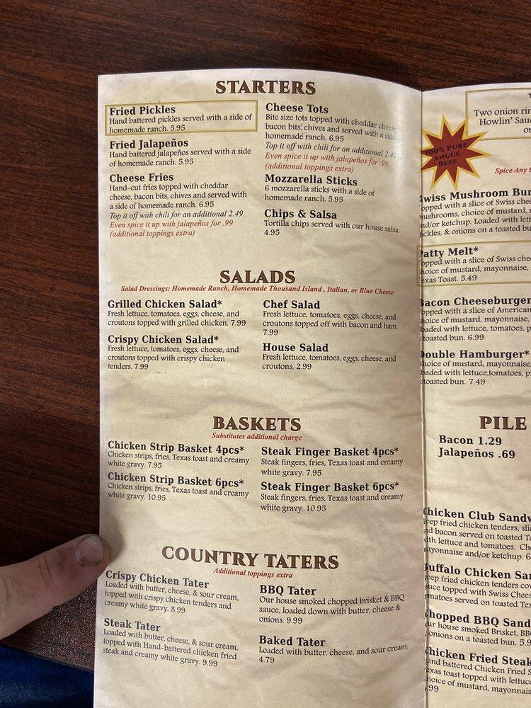 Menu at Golinda Country Store fast food, Golinda, Golinda Dr