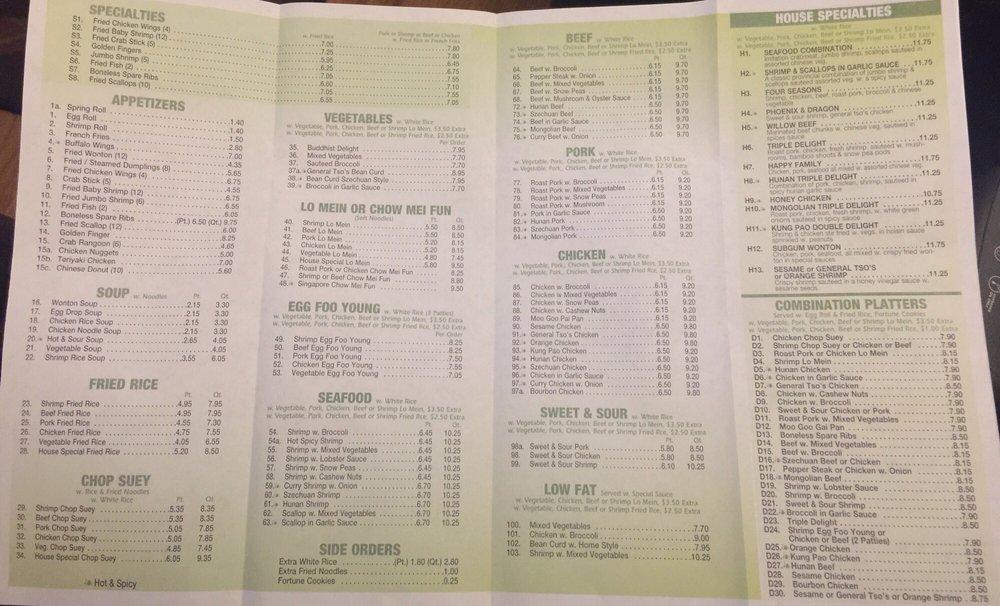 Menu at China Palace Restaurant, Lansing, N Martin Luther King Jr Blvd