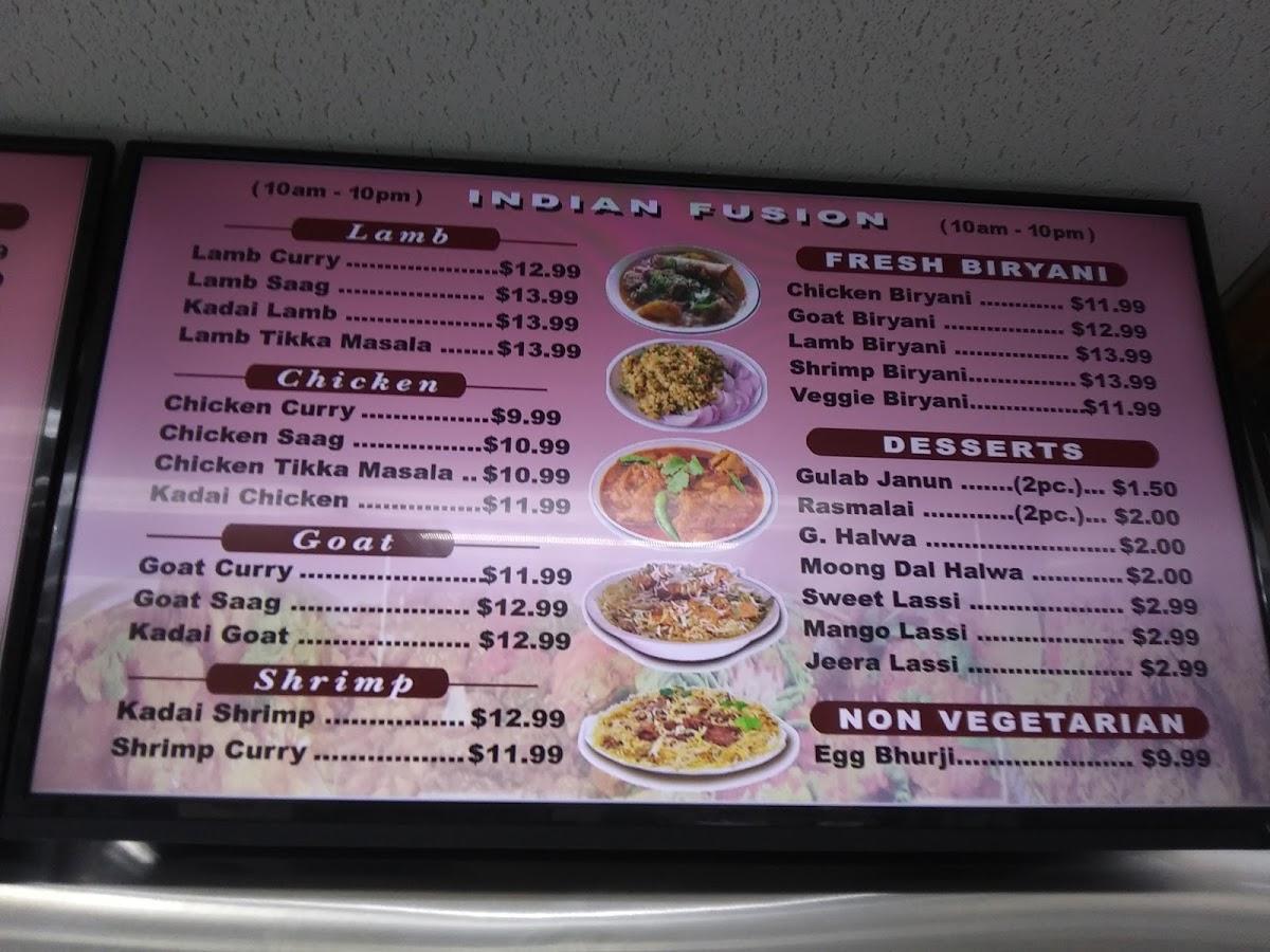 Menu at Eat Spice: Indian Dhaba, American, Mediterranean restaurant ...