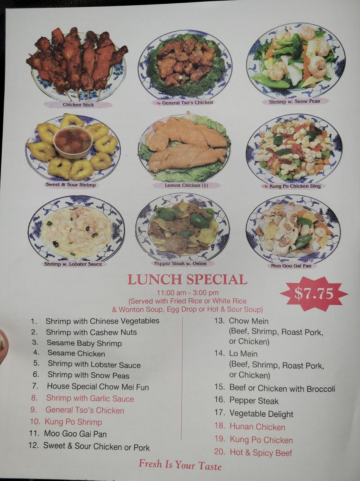 Menu at Great Dragon restaurant, Dubuque, Dodge St Suite 125