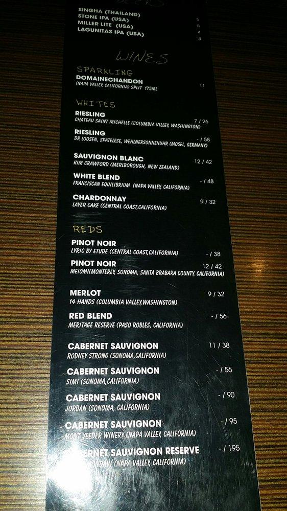 Menu at Arawan Thai Bistro and Dessert desserts, Las Vegas