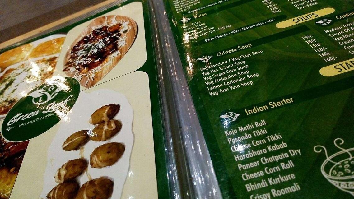 Menu at Green Leaf Veg Restaurant, Thane, Balawant Niwas