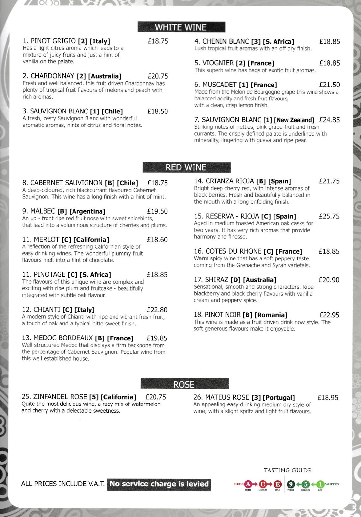 Menu at Zafraan Restaurant, Timperley