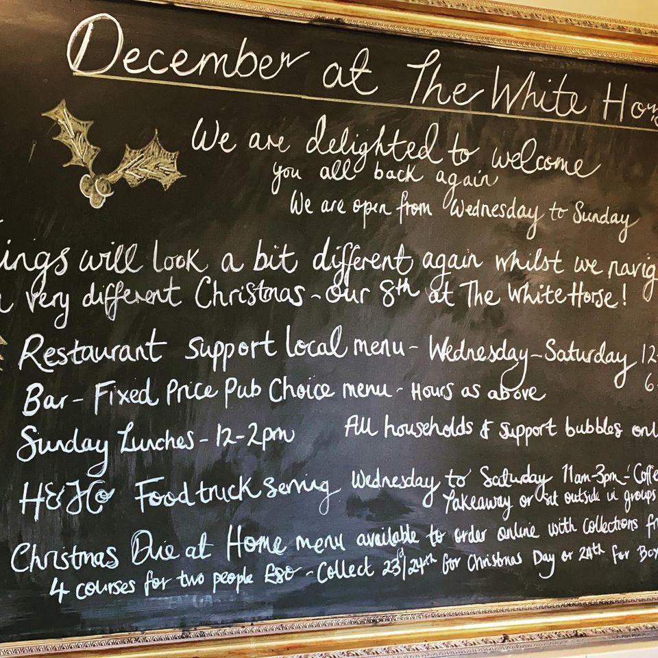 Menu at The White Horse pub & bar, Banbury, White Horse