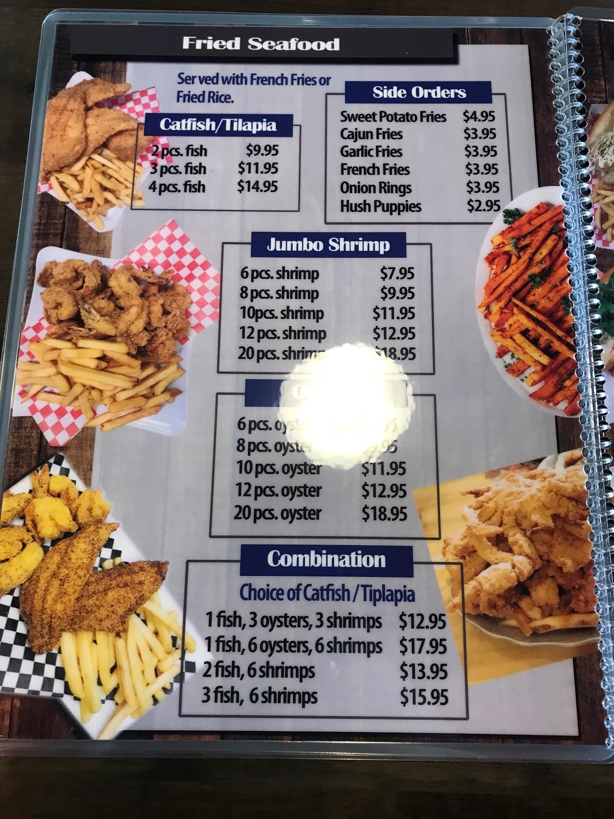 Menu at Crawfish & Pho restaurant, Missouri City