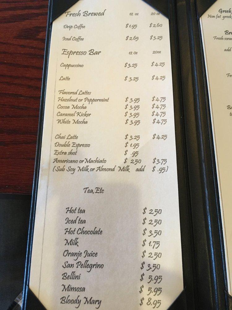 Menu at Flair Fusion Restaurant, Chapel Hill