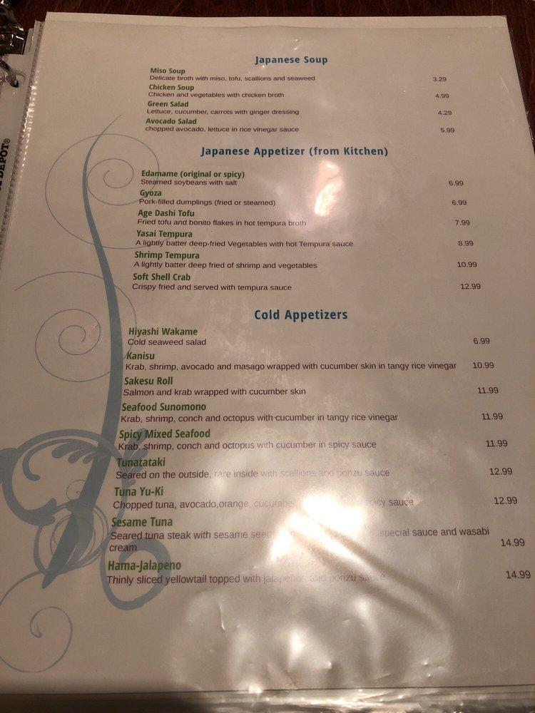 Menu at Thai Sushi By KJ restaurant, Marco Island