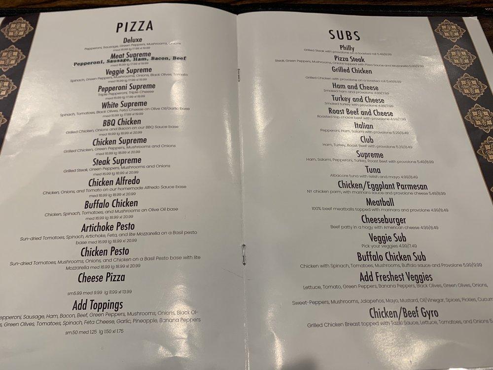 Menu at Karavan by 3 Olives pizzeria, Raleigh