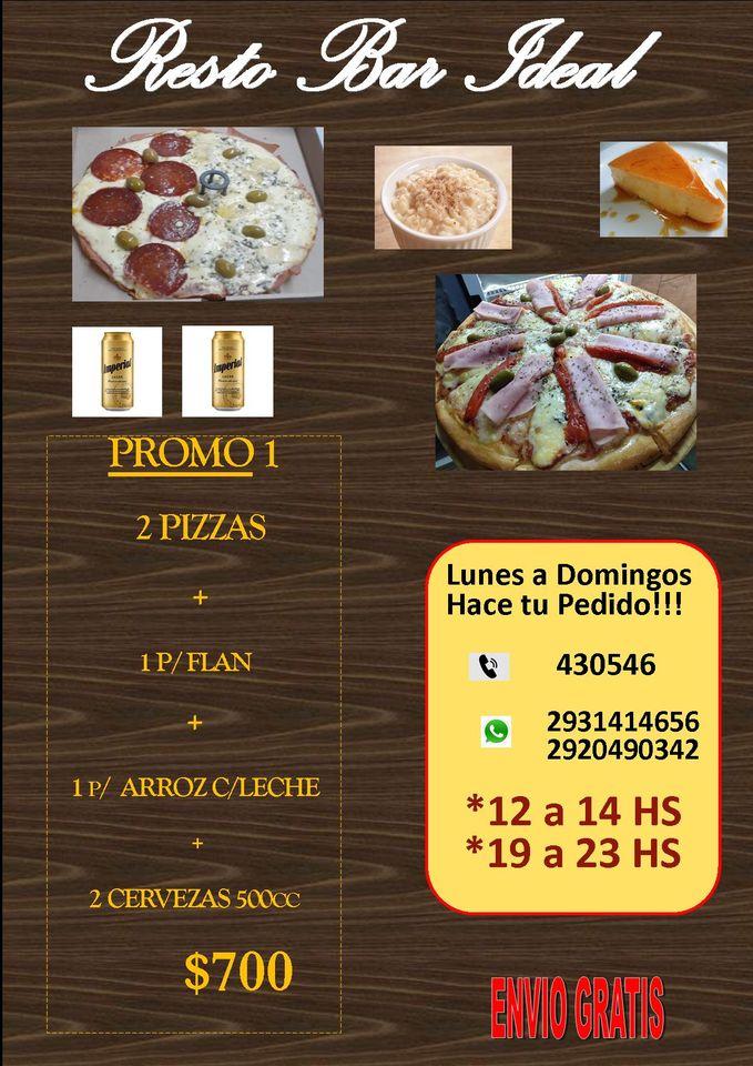 Menu at Resto Bar IDEAL, Argentina