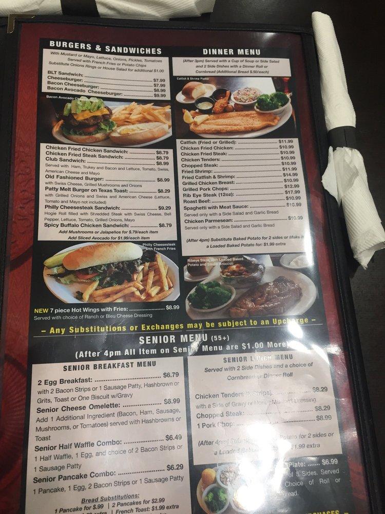 Menu at Good Day Cafe, Grand Prairie, S Carrier Pkwy #100